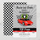 Race Car VIP Pass Birthday invitation! Invitation | Zazzle