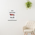 Race Car Welcome Sign | Zazzle