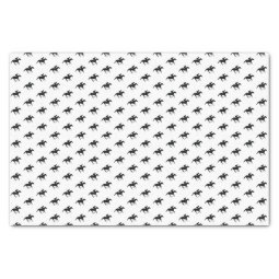 Race Horse Black Silhouette Tissue Paper | Zazzle