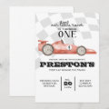 Race on over, Racing Birthday Invitation, Racing Invitation | Zazzle
