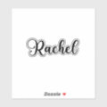 Rachel Name - Handwritten Calligraphy Sticker | Zazzle