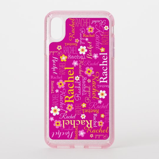 Rachel personalized pink text name case | Zazzle.com