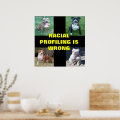 Racial Profiling Poster | Zazzle