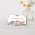 Racing Car 1st Birthday Tent Place Card | Zazzle