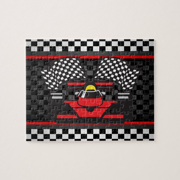 Racing Car Design Jigsaw Puzzle | Zazzle.com