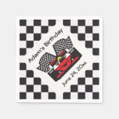 Racing Car Design Paper Napkins | Zazzle