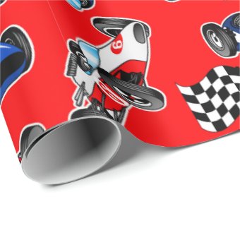 Racing Cars Wrapping Paper | Zazzle