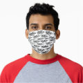 Racing Flag Adult Cloth Face Mask | Zazzle