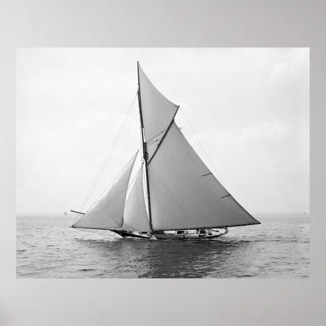 Racing Sloop Oweene, 1891 Poster | Zazzle