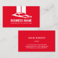 Racing Stripes Red Car Professional Automotive Business Card | Zazzle