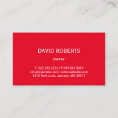 Racing Stripes Red Car Professional Automotive Business Card | Zazzle
