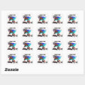 Racing To Win - Motocross Racers Square Sticker | Zazzle