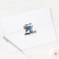 Racing To Win - Motocross Racers Square Sticker | Zazzle