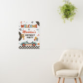 Racing Welcome Sign | Race Party Welcome Sign | Zazzle