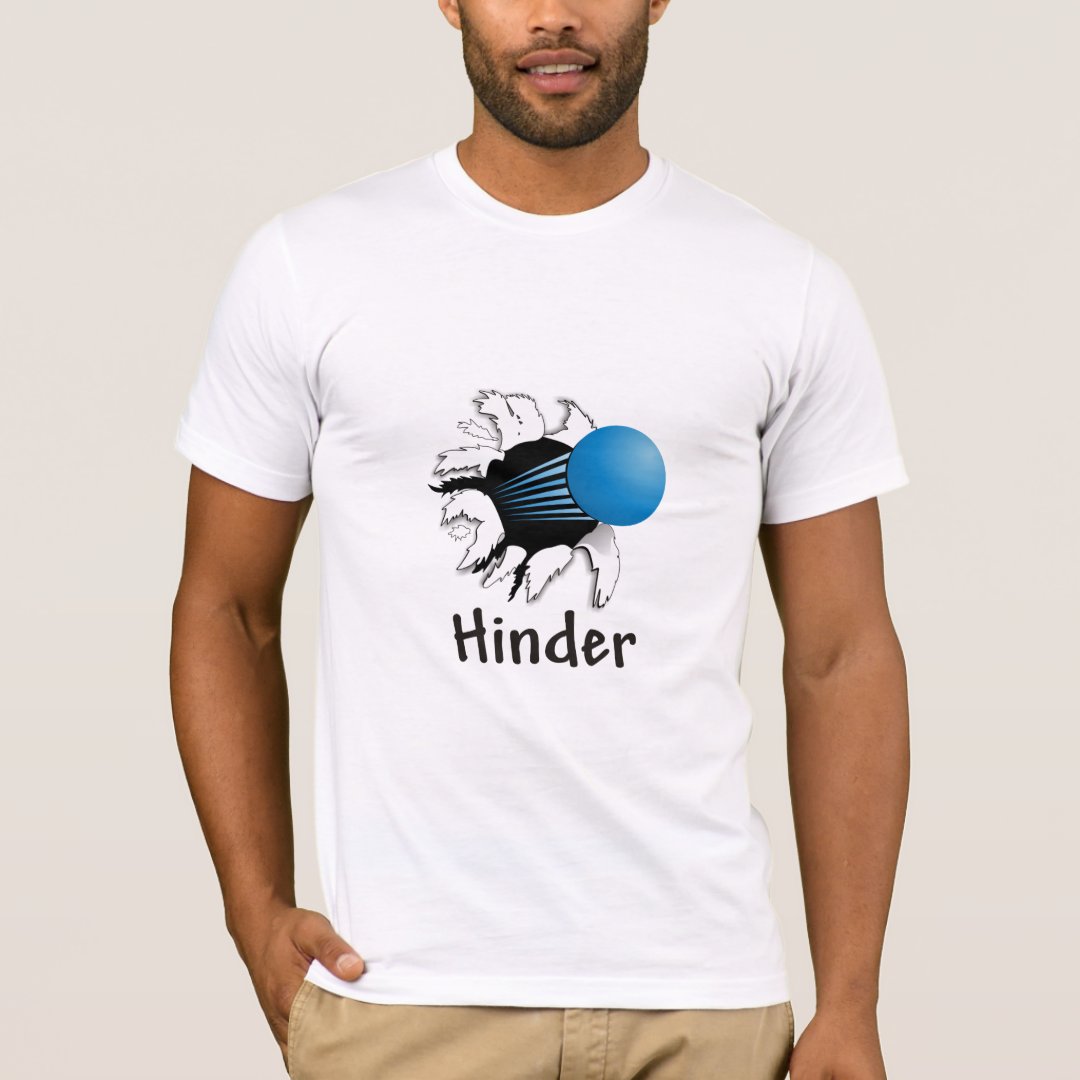 Racquetball Hinder shirt | Zazzle