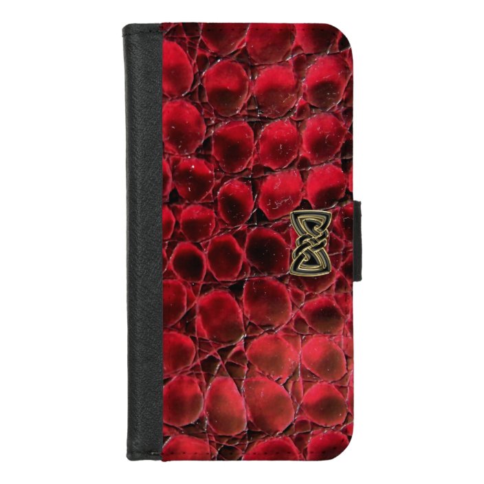 Rad Red Reptile Wallet Phone Case | Zazzle.com