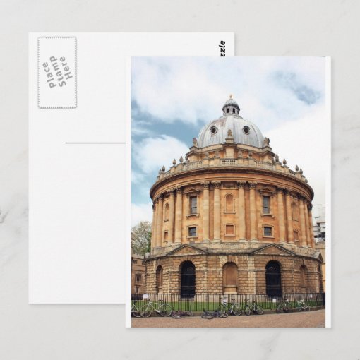 Radcliffe, Camera, Bodleian library, Oxford Postcard | Zazzle