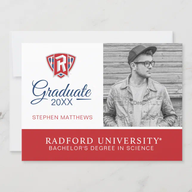 Radford University | Graduation Invitation | Zazzle