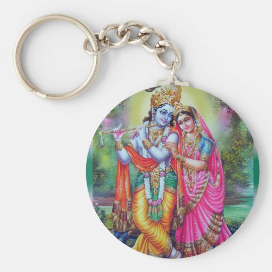 Radha and Krishna Keychain | Zazzle.com