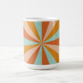 Radial Design Mug – Retro Burst Coffee Cup | Zazzle