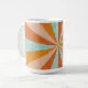 Radial Design Mug – Retro Burst Coffee Cup | Zazzle