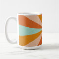 Radial Design Mug – Retro Burst Coffee Cup | Zazzle