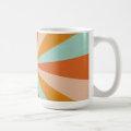 Radial Design Mug – Retro Burst Coffee Cup | Zazzle