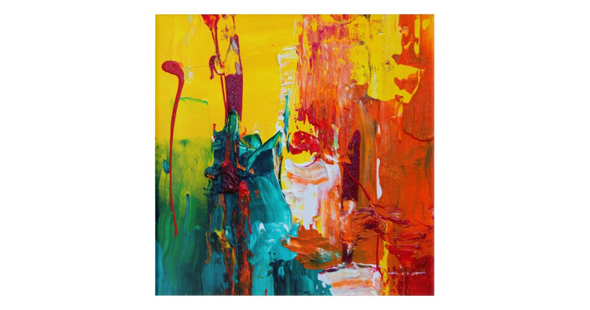 Radiant Abstract Acrylic Wall Art | Zazzle
