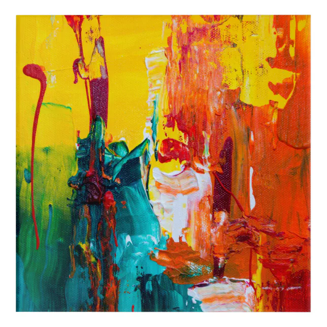 Radiant Abstract Acrylic Wall Art | Zazzle