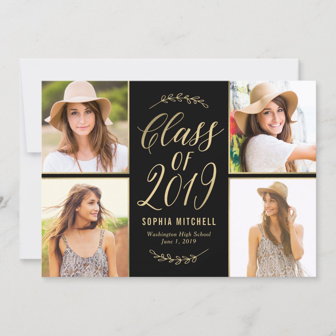 Radiant Branches EDITABLE COLOR Graduation Card | Zazzle