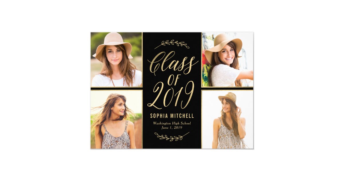 Radiant Branches EDITABLE COLOR Graduation Card | Zazzle.com