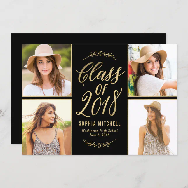 Radiant Branches EDITABLE COLOR Graduation Card | Zazzle