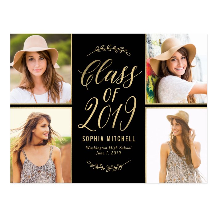 Radiant Branches Graduation Announcement Postcard | Zazzle.com