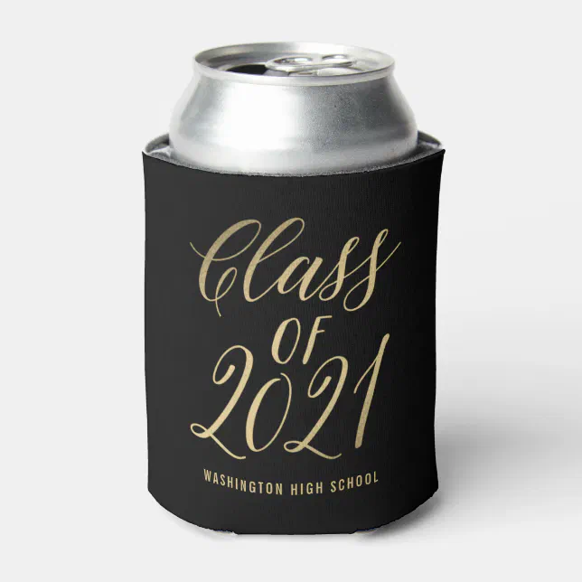 Radiant Grad EDITABLE COLORS Graduation Can Cooler | Zazzle