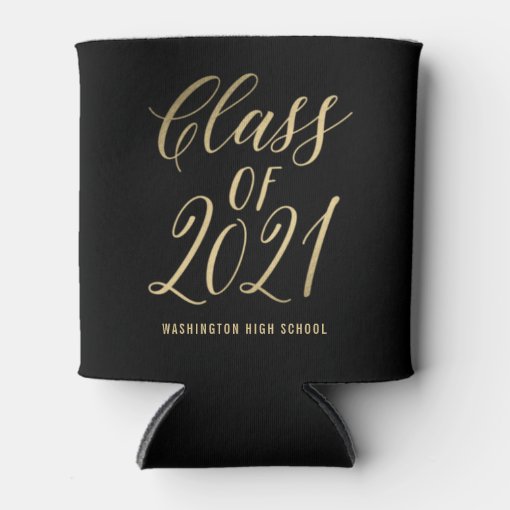 Radiant Grad EDITABLE COLORS Graduation Can Cooler | Zazzle