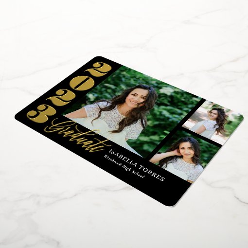 Radiant Moments Foil Graduation Invitation Foil In Foil Invitation | Zazzle