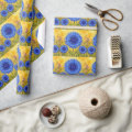 Radiant Petal Series – Cornflower Wrapping Paper | Zazzle