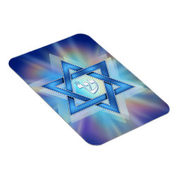 Radiant Star of David Magnet | Zazzle