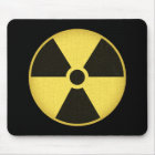 Warning Nuclear Radiation Mouse Pad | Zazzle.com