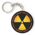 Radiation Symbol Keychain | Zazzle