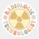 Radiation Symbol, Radiologic Technologist Classic Round Sticker | Zazzle