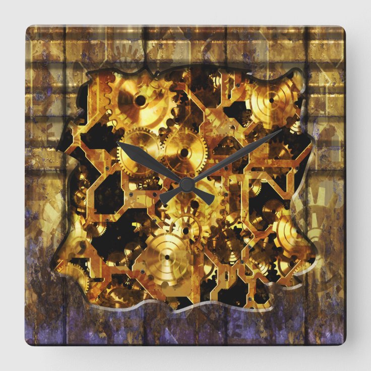 Radical Steampunk 4 Clock | Zazzle