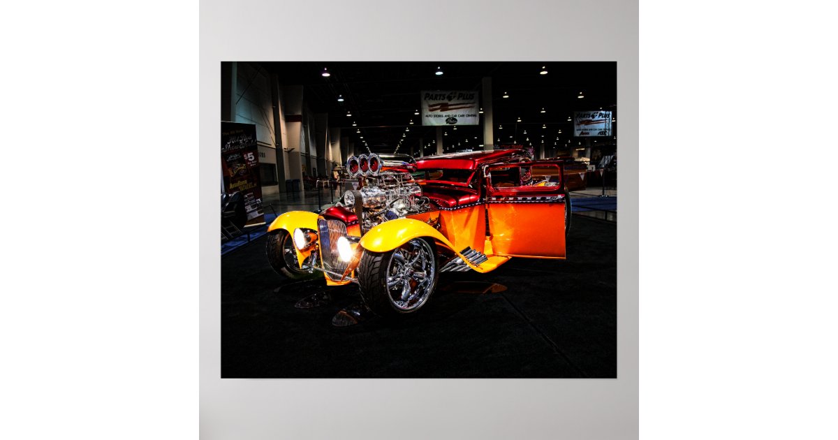 radical street rod poster | Zazzle