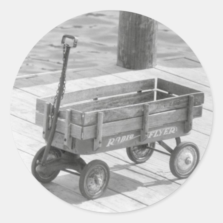 Radio Flyer Wagon Sticker | Zazzle