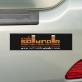 Radio Sidewinder Bumper Sticker | Zazzle
