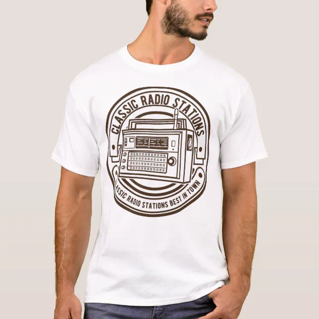 Radio stations T-Shirt | Zazzle