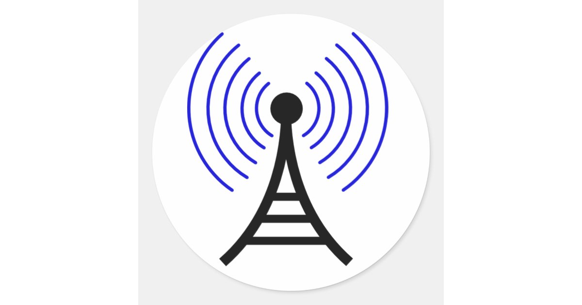 Radio Tower Stickers | Zazzle
