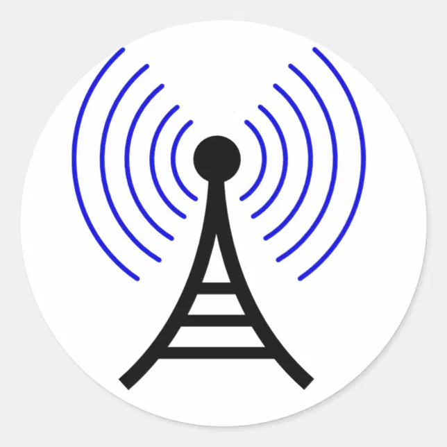 Radio Tower Stickers | Zazzle