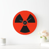 Radioactive Large Clock | Zazzle
