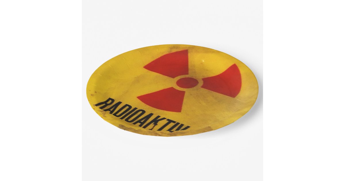 radioactive paper plates | Zazzle